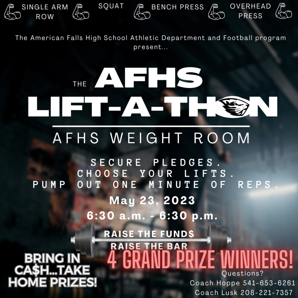 AFHS Liftathon | American Falls High School